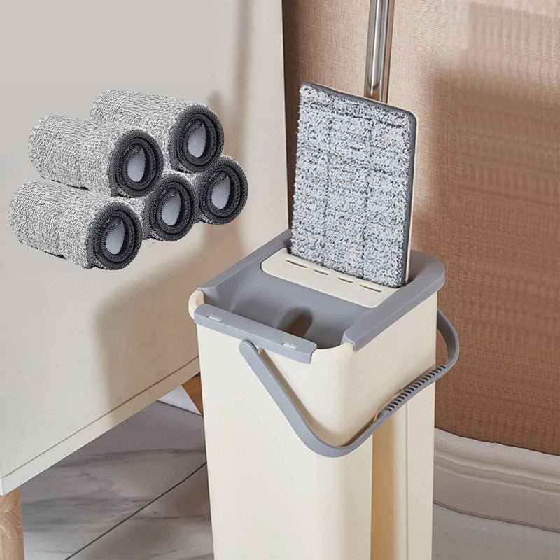 One Mop Flat Mop Wood Floor Mop Rod Swivel Universal - Muhaab